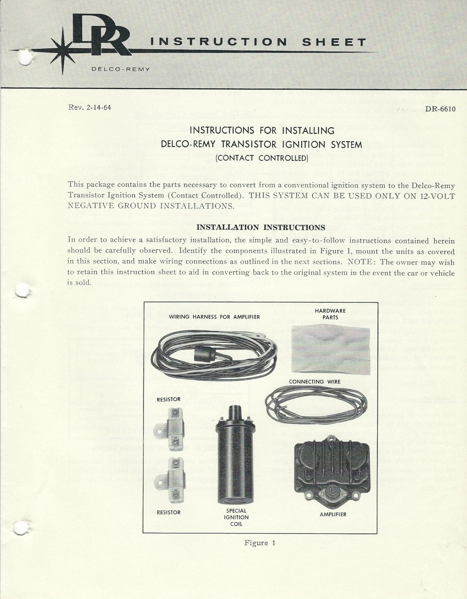 TI-ContactControlled-InstalInstructions – Delco Remy High Performance ...
